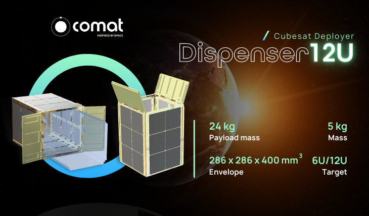 Dispenser 6U/12U - CubeSat Dispenser | SatCatalog